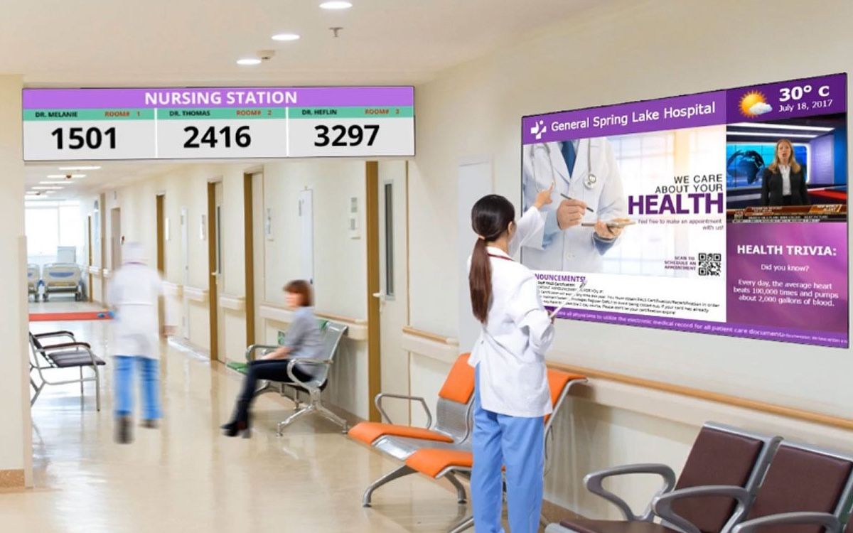 Healthcare Digital Signage: Benefits & Content Ideas