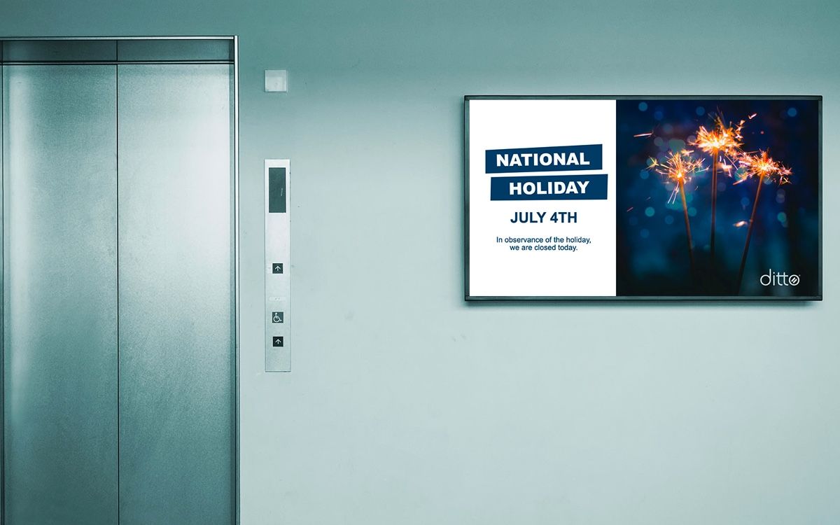 Digital Signage Template Free Free Digital Signage Templates To
